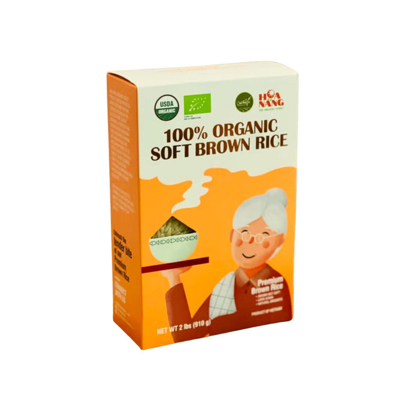 Get Hoa Nang Organic Soft Brown Rice 2 lb Delivered | Weee! Asian Market