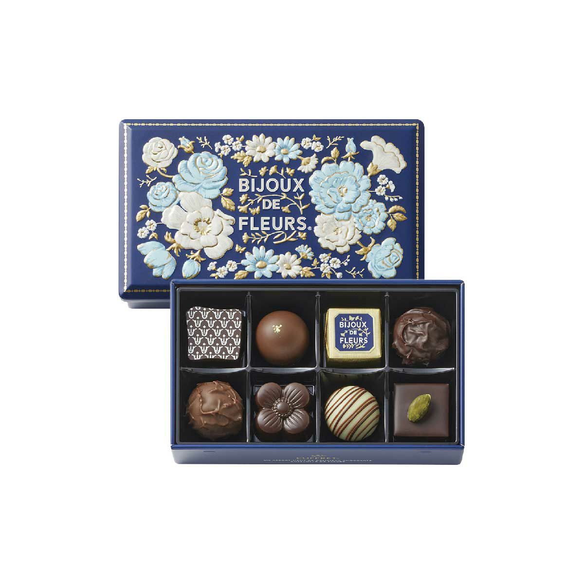 Get MOROZOFF Navy Flower Chocolate Valentine's Day Limited Edition 8pcs ...