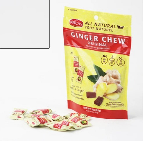 Pocas Ginger Chew Candy Original Flavor - Weee!