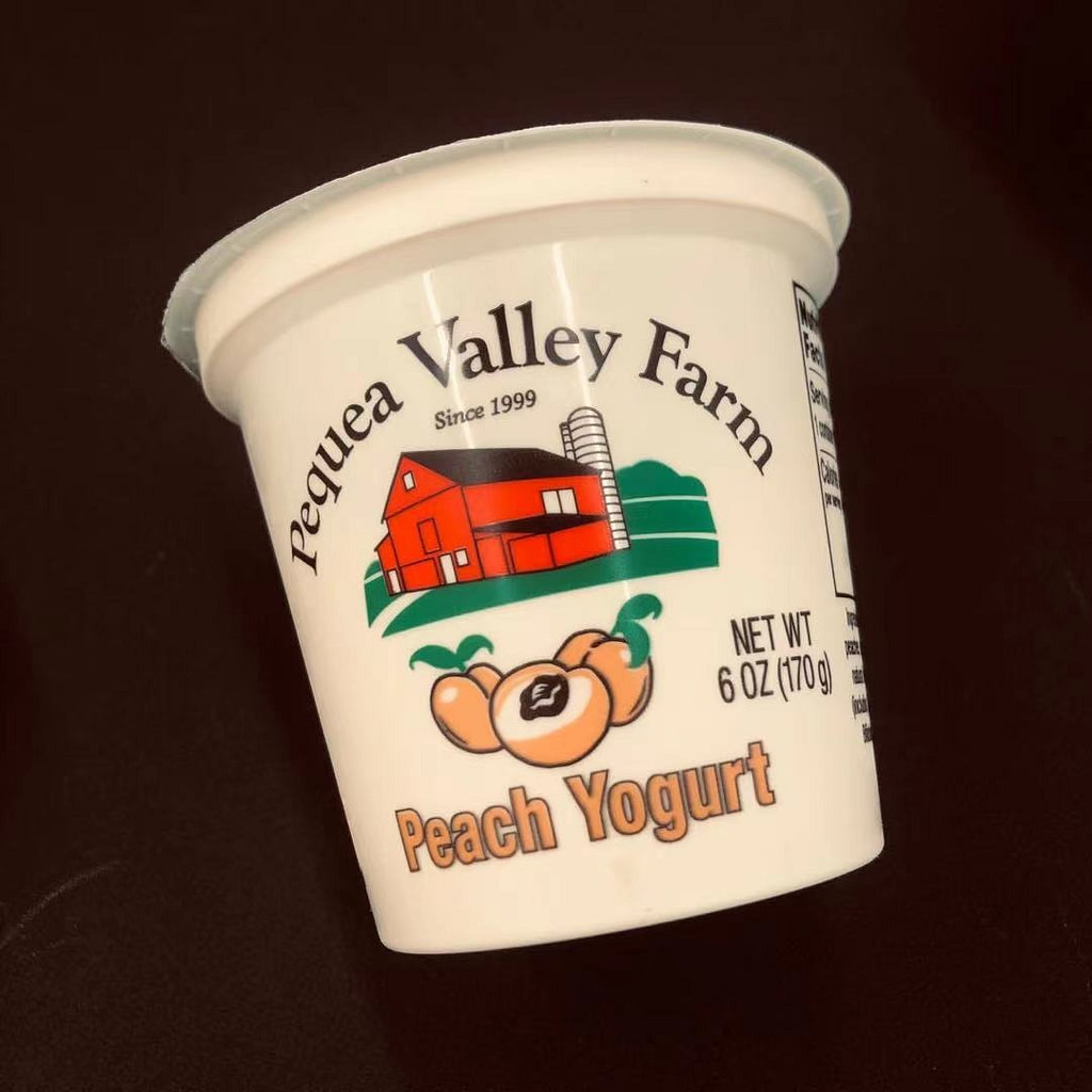 Pequea Valley Farm Yogurt, Peach 6pk - Weee!