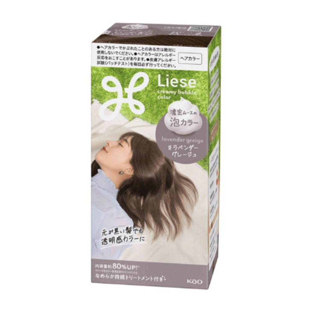 Get Kao Liese Prettia Bubble Hair Dye # Lavender Greige 1 each Delivered | MásGusto Latino Market