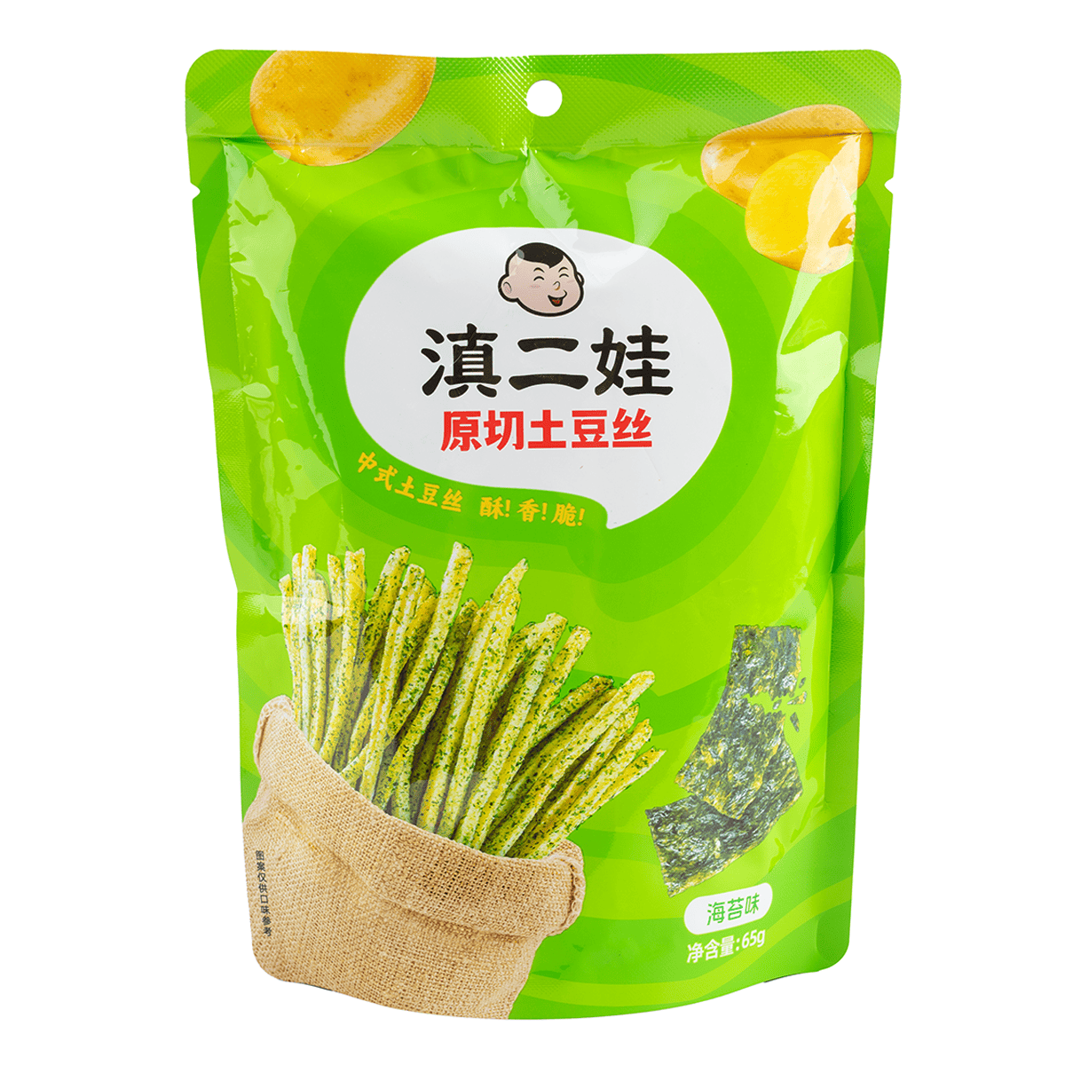 Get French fries snack Seaweed flavor 65 g Delivered | Weee! Asian Market