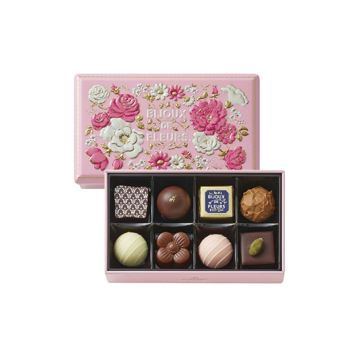 Get MOROZOFF Pink Flower Chocolate Valentine's Day Limited Edition 8pcs ...