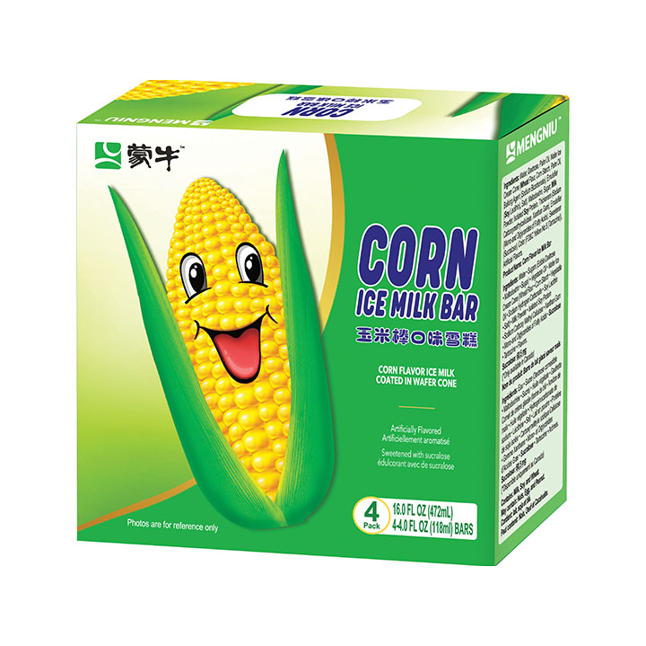 Monmilk Sweet Corn Ice Milk Bar 4pcs - Weee!