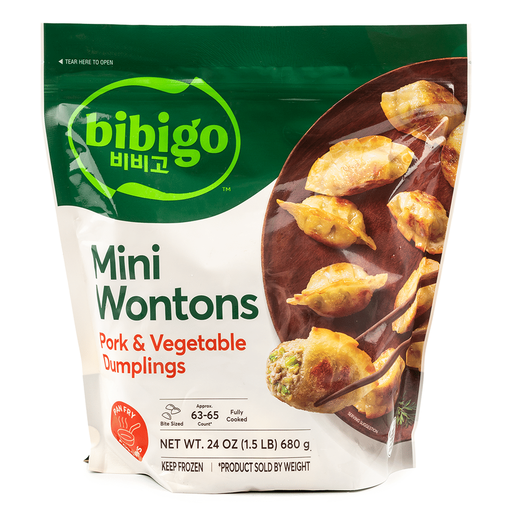 Get Bibigo Mini Wontons with Pork and Vegetables, Frozen Delivered ...