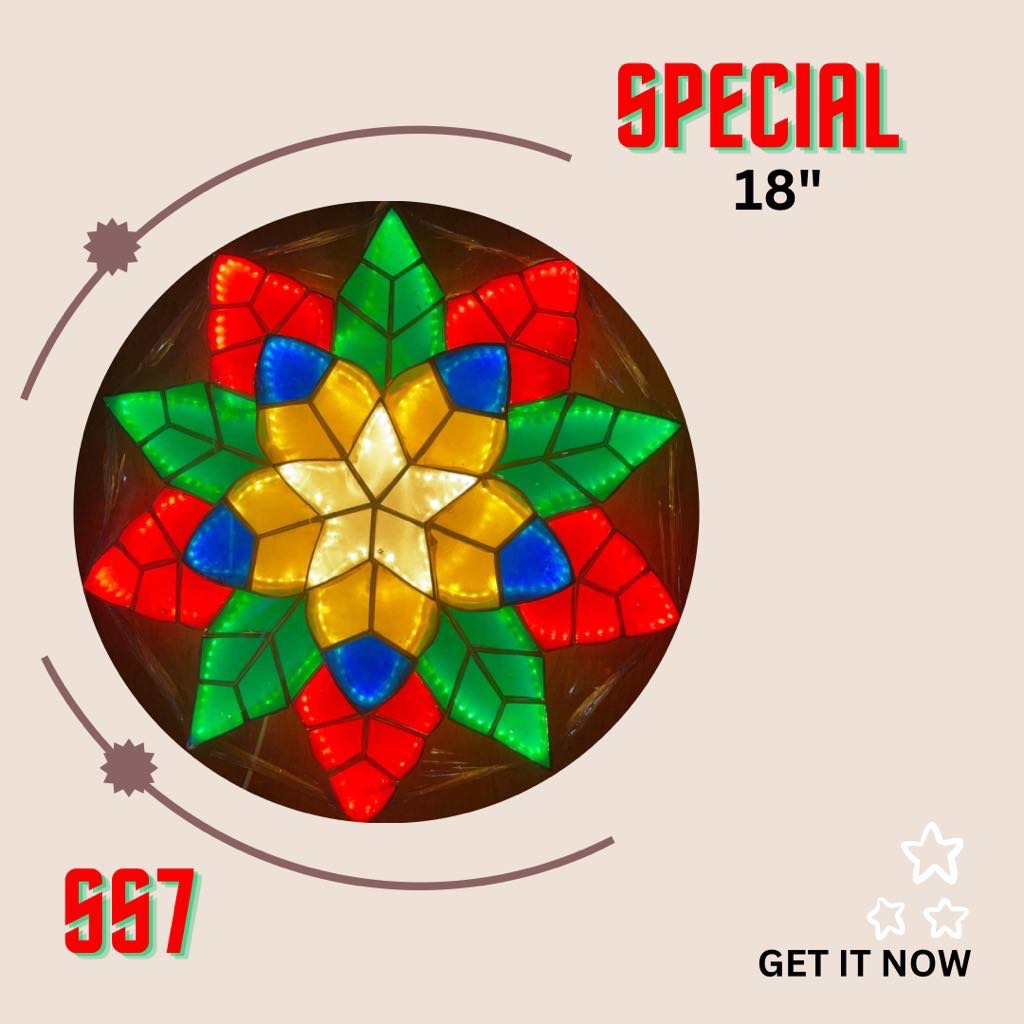 Get Christmas Parol Lantern 18" Special Star 1 each Delivered | Weee ...