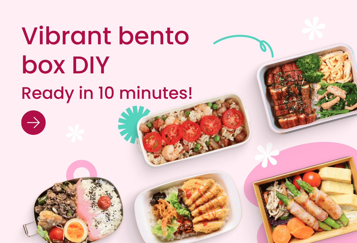 Vibrant bento DIY!