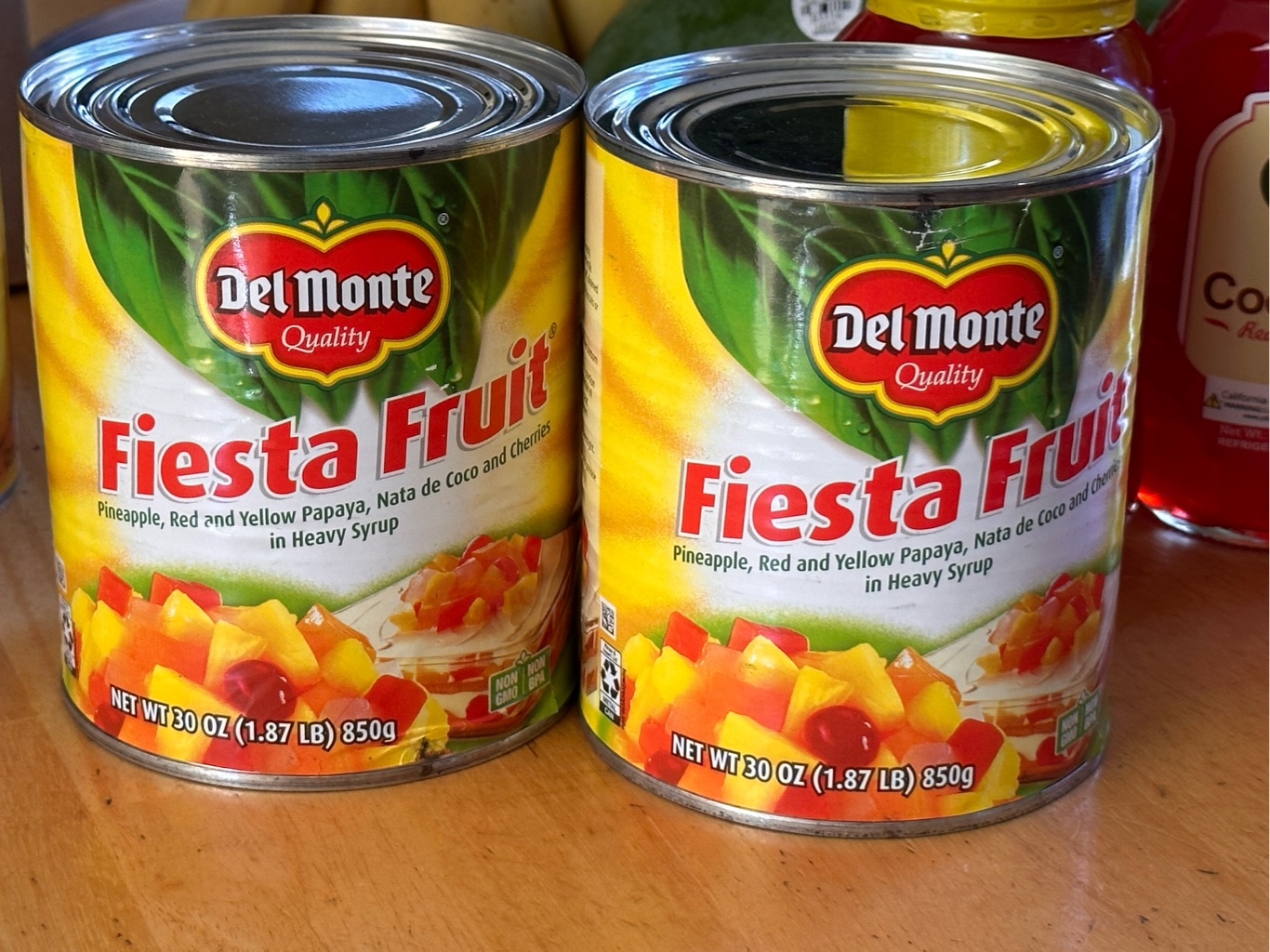 Del Monte Fruit Cocktail Sizes