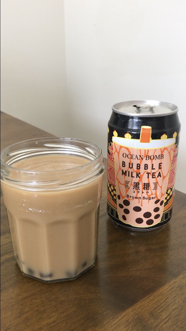 Ocean Bomb Bubble Milk Tea Brown Sugar, 315ml Tjin's Toko, 40% OFF