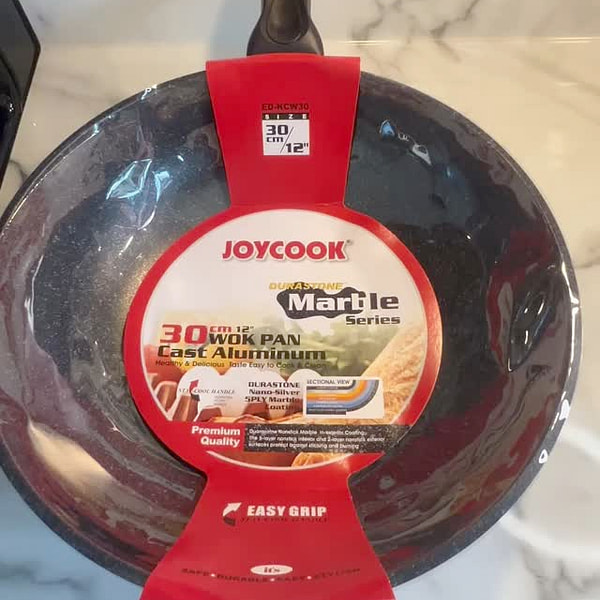 Joy Cook - Durastone Marble Wok Pan 12”