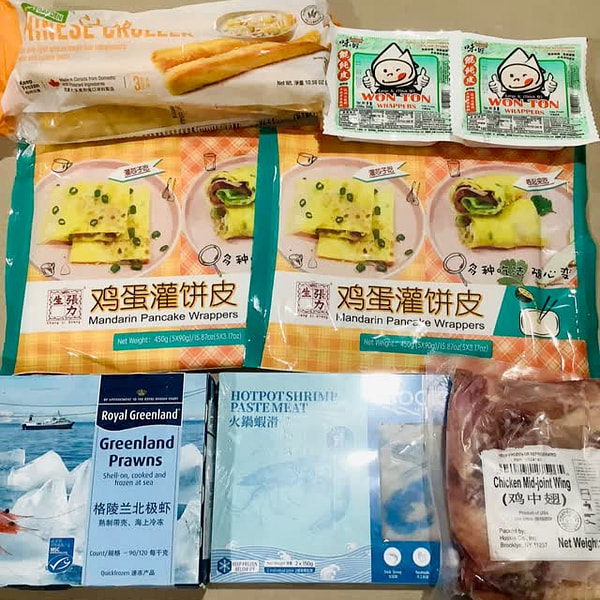 Unboxing Frozen Food