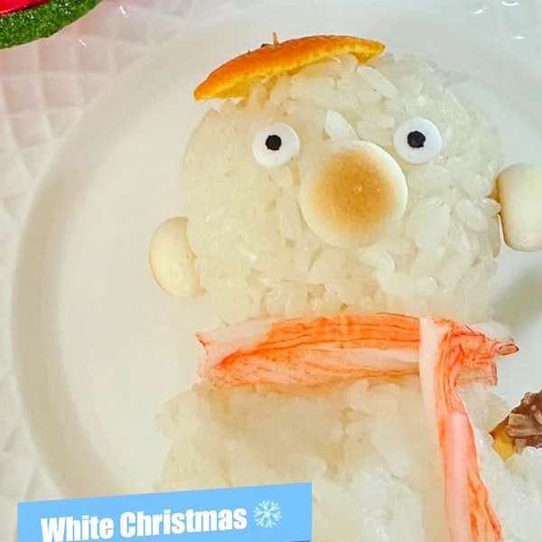 Christmas Rice Ball ⛄️ Onigiri