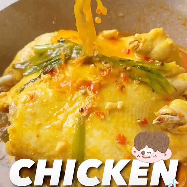 Chicken in fish sauce Ga Hap Mam Nhi 🍒🍐🥒🍋