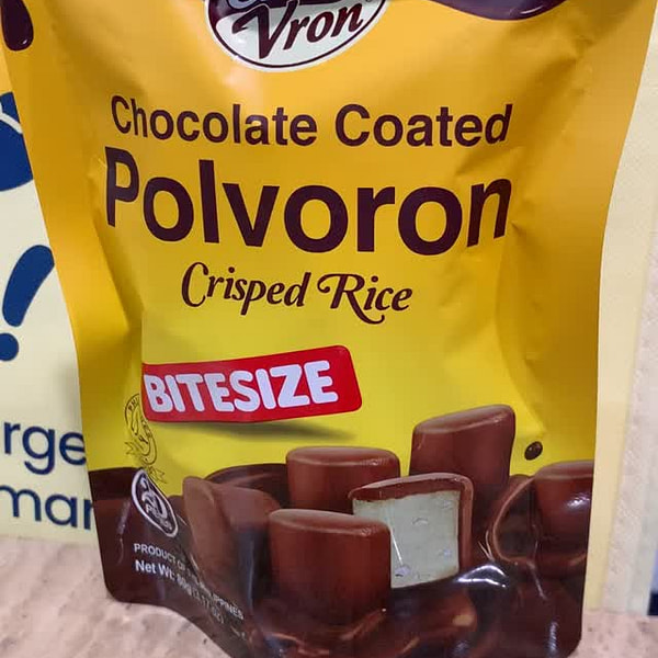 Choco Vron Chocolate Coated Polvoron Pinipig