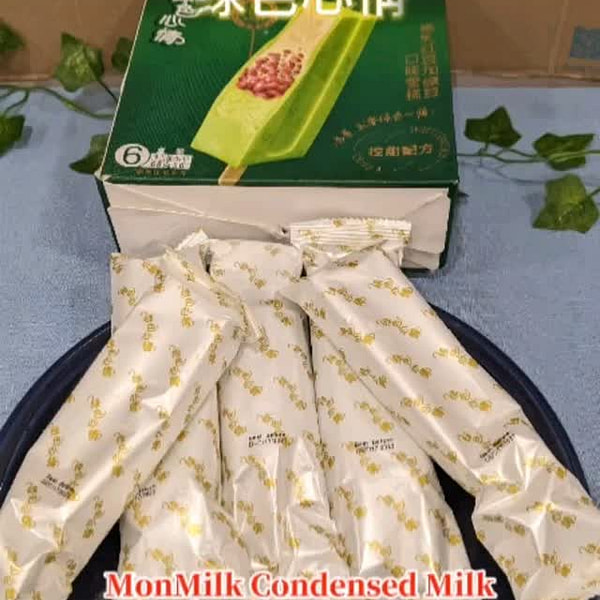 MonMilk Condensed Milk Red & Mung Bean Flavor Ice