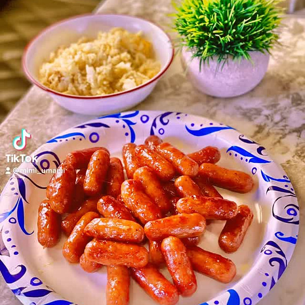 Sweet and Smoky Hamonado Sausage Breakfast 🤤🇵🇭