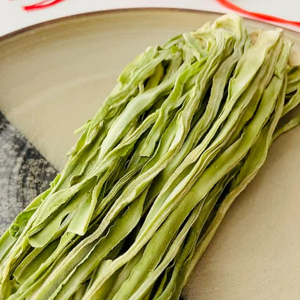 Dried tribute vegetables