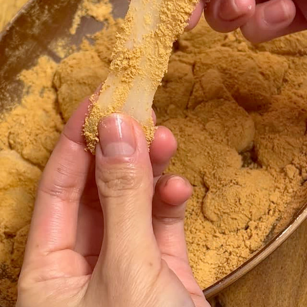 Kinako Mochi (Roasted Soybean Flour Mochi)