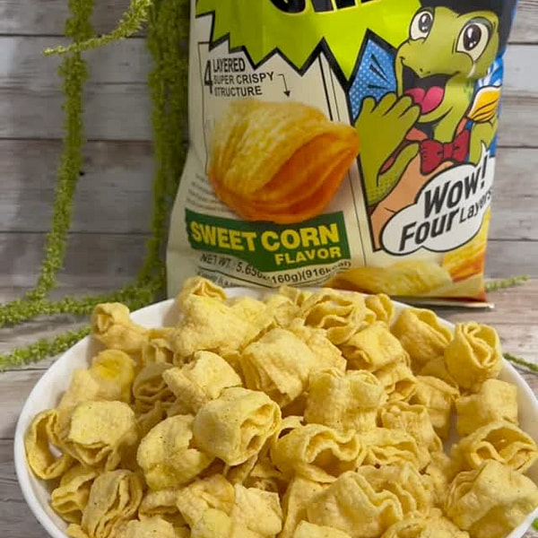 Orion Sweet Corn Flavored Turtle Chips 160 g