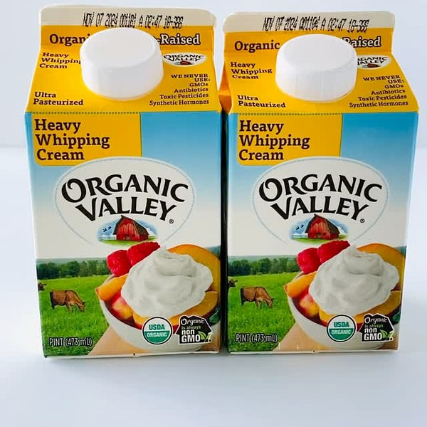 Organic Valley Heavy Whipping Cream 16OZ Half Pint