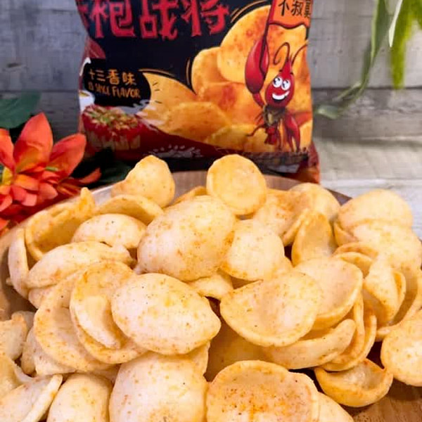 Oishi Crawfish Chips, 13 Spice Flavor 70g