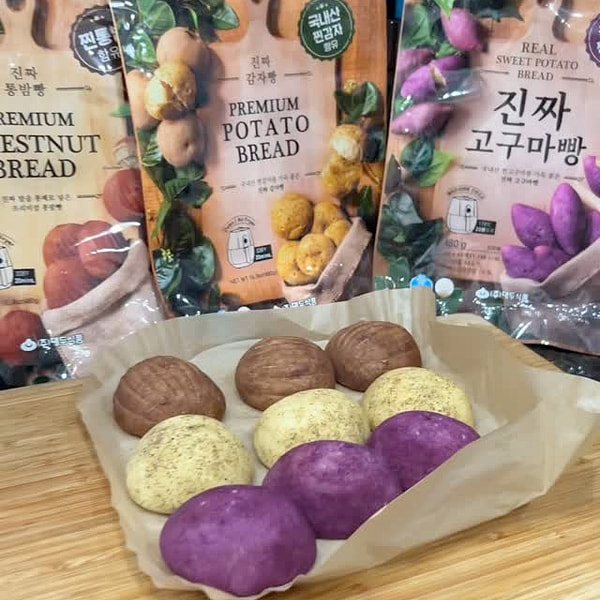 Daedo Sweet potato, chestnut and potato Breads