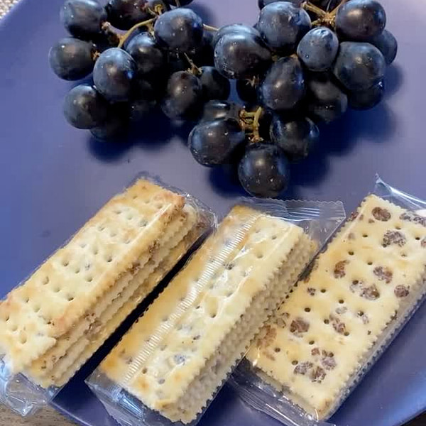 Afternoon Tea Combination - Black Grapes, Sea Salt Rye Soda Crackers
